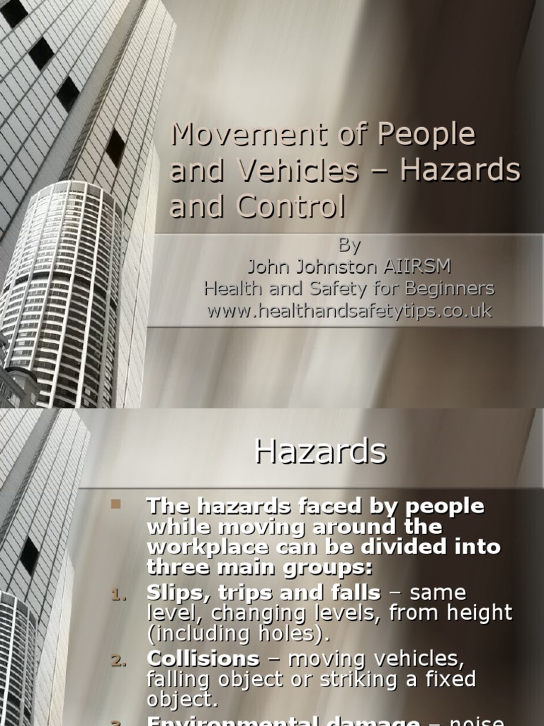 Safe Movement of People and Vehicles | Download Free PDF | Traffic | Truck