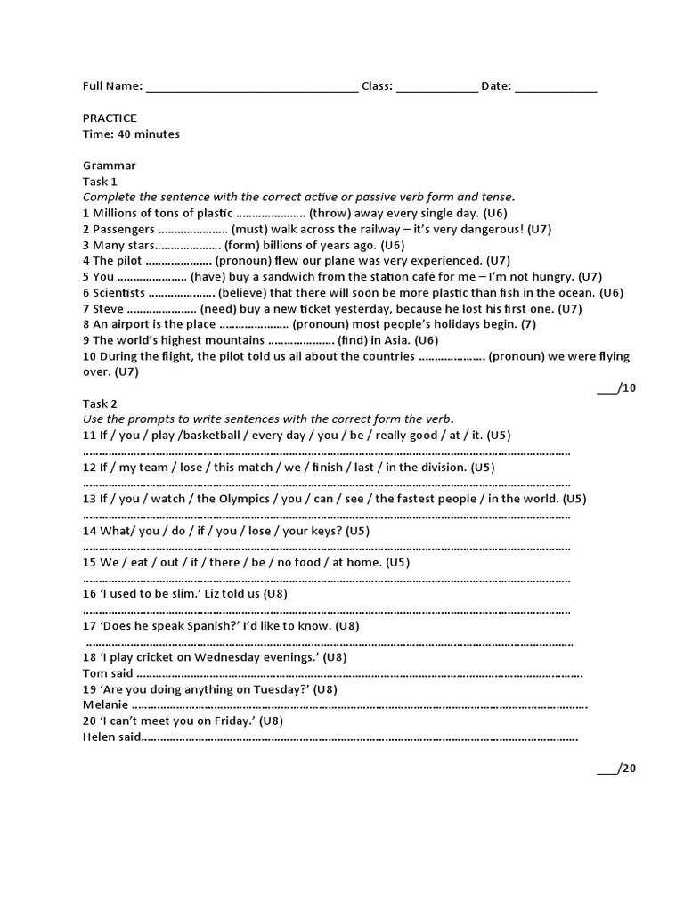 Final Exam Review | PDF