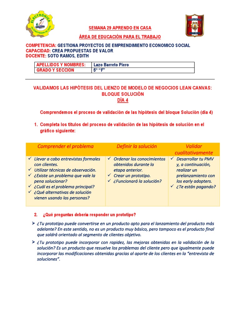 Aprendo en Casa s29 | PDF