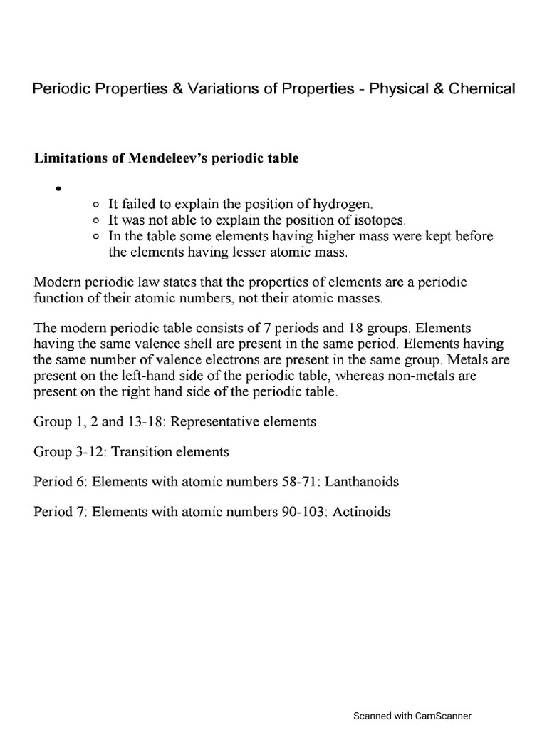 Chemistry - Notes - All The Chapters - Beast Learners | PDF