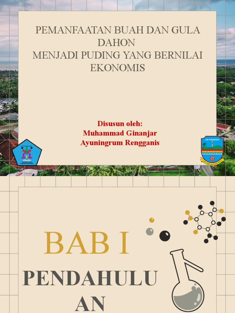 Presentasi Pemanfaatan Buah Nipah Dan Gula Nipah Menjadi Puding | PDF