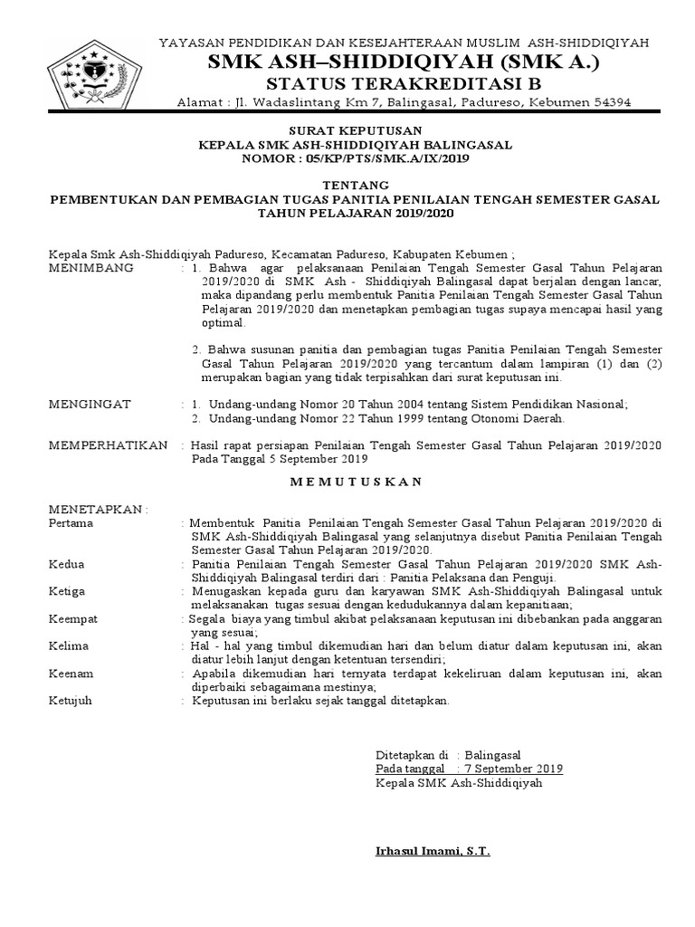 Tata Tertib PTS | PDF