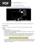 Exploring Gas Laws with PhET Simulation | PDF | Gases | Temperature