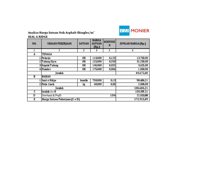 AHS - NOK Asphalt Shingles Timberline | PDF