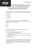 AP Statistics Unit 2 Practice Test | PDF | Errors And Residuals ...