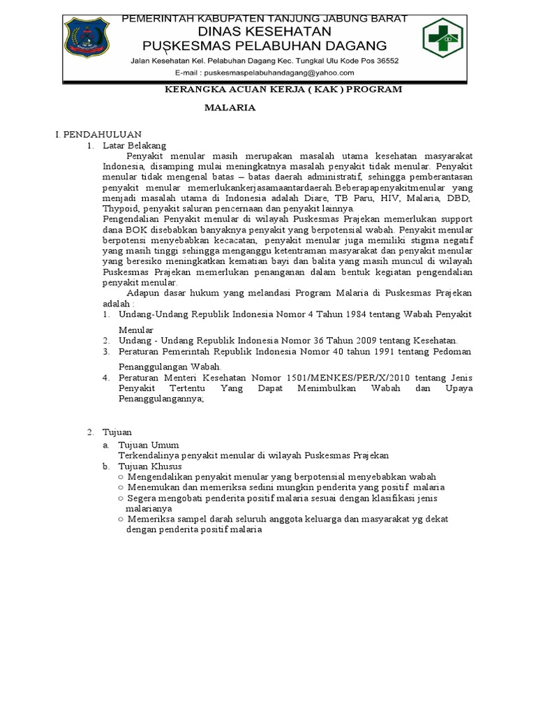 Kak Malaria | PDF