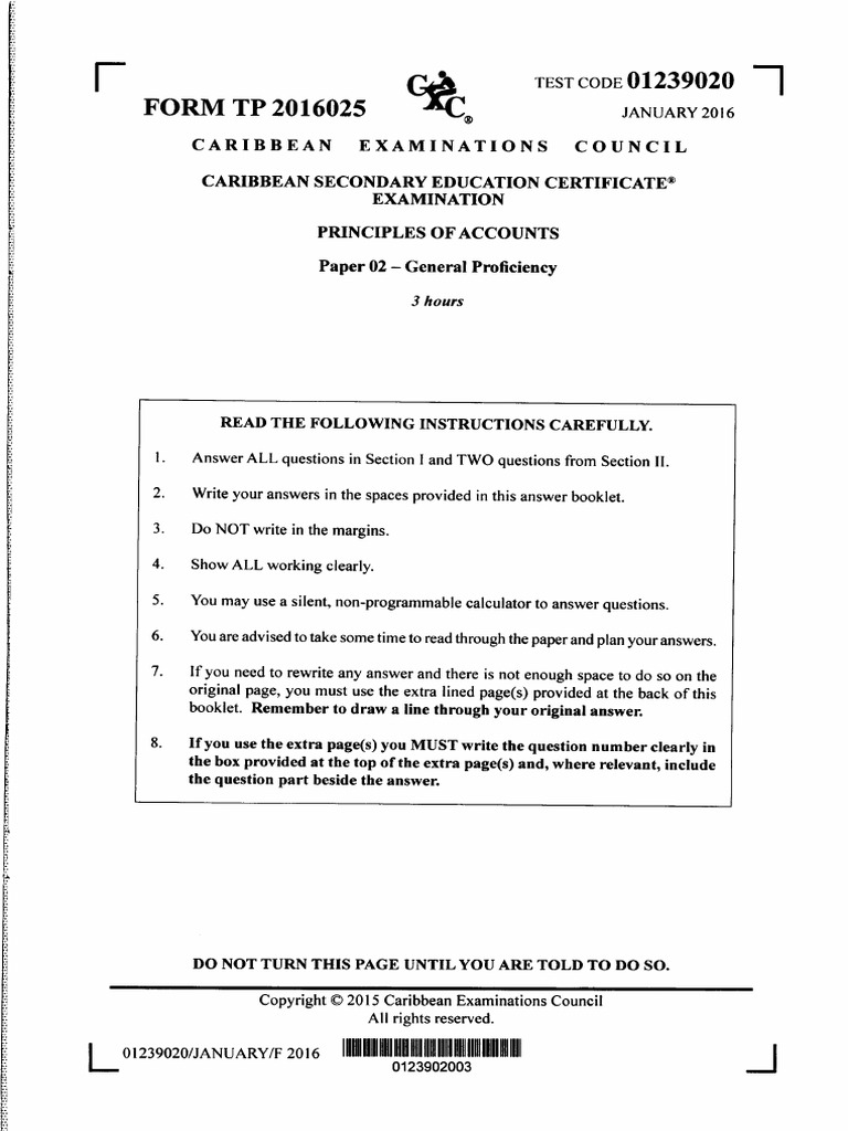 Csec Poa January 2016 p02 | PDF | Corporations | Corporate Jargon