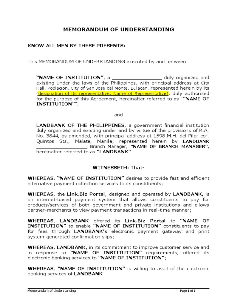 Link - Bizportal MOU and NDA | PDF | Confidentiality | Discovery (Law)