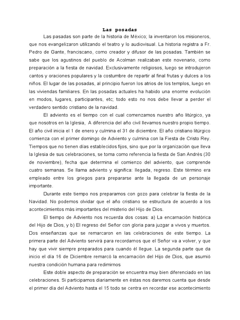 Las Posadas | PDF | María, madre de Jesús | Jesús