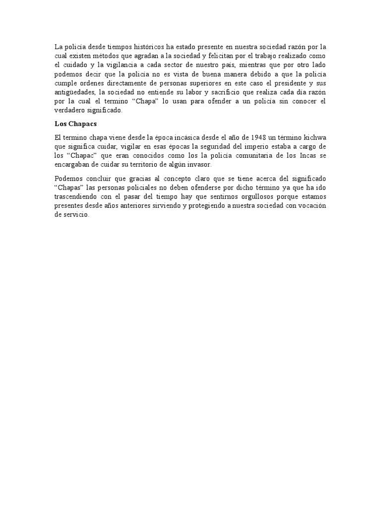 Historia y Significado de "Chapa" | PDF | Política | Ciencias sociales