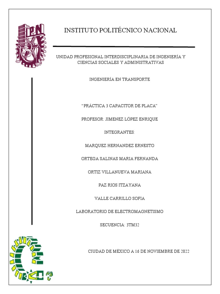 Practica 3 Electro Word 1 | PDF | Condensador | Electricidad