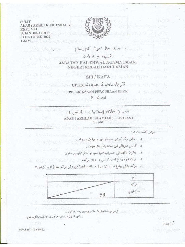 Adab 1 | PDF