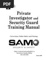 Security Guard Grades Training Manual Download | PDF | Security Guard ...