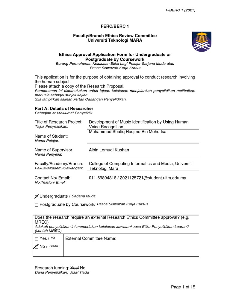 Ethics FYP | Download Free PDF | Data Analysis | Statistics