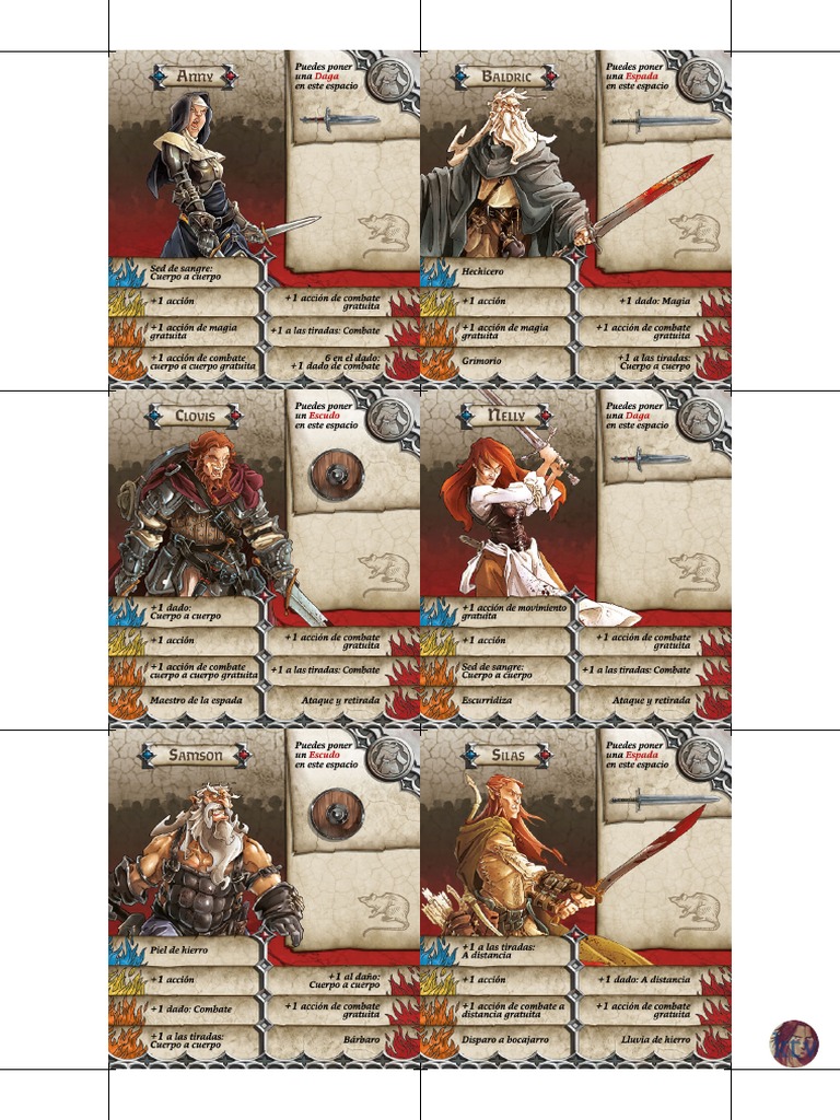 Cartas de Personajes | PDF