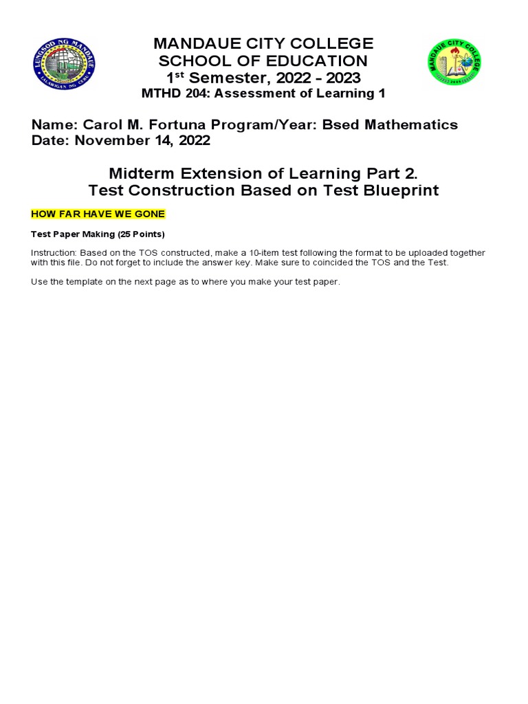 MTHD 204 Midterm Extension of Learning Part 2 | PDF | Trigonometric Functions | Mathematics