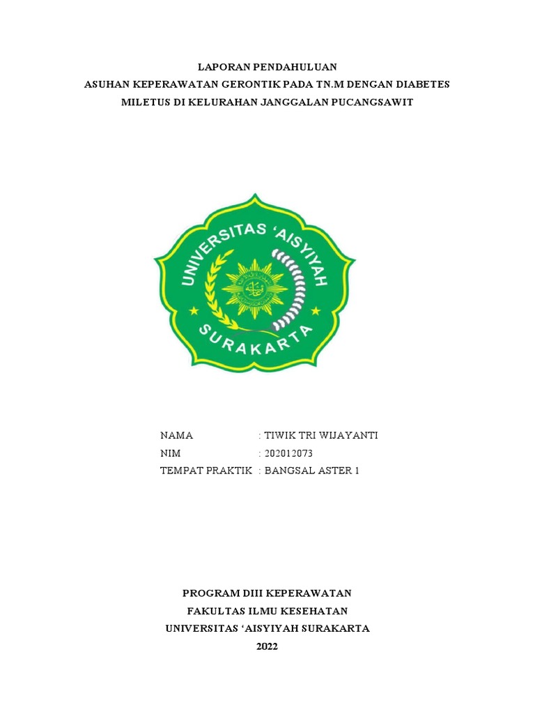 Askep Gerontik DM | PDF