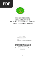 Program Kerja Kepala Madrasah 2025 2026 | PDF