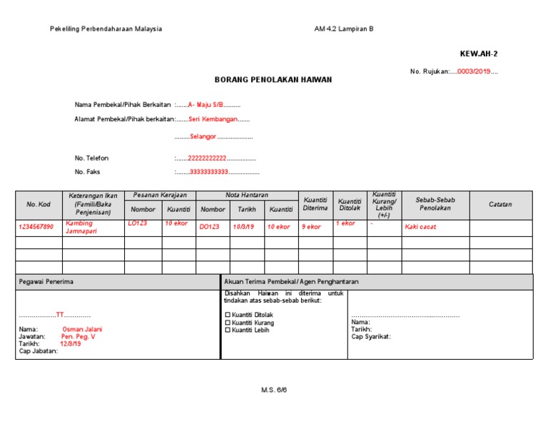 Am 4.2 Kew - Ah-2 Tolak | PDF
