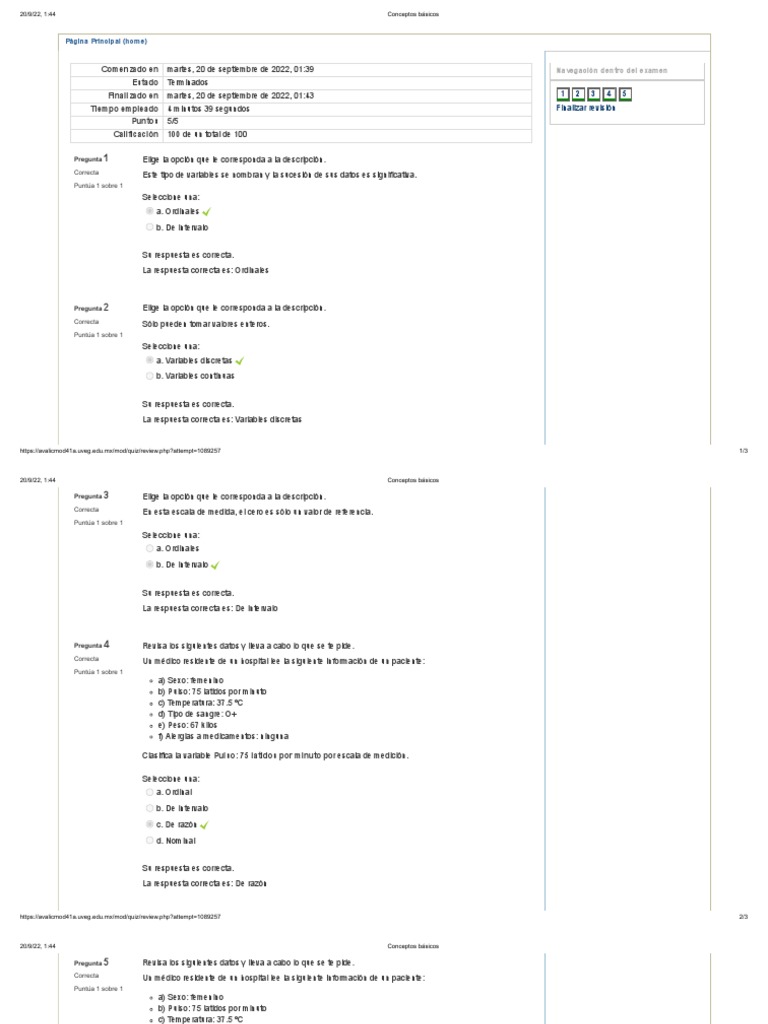 Conceptos básicos | PDF | Nivel de medida | Science