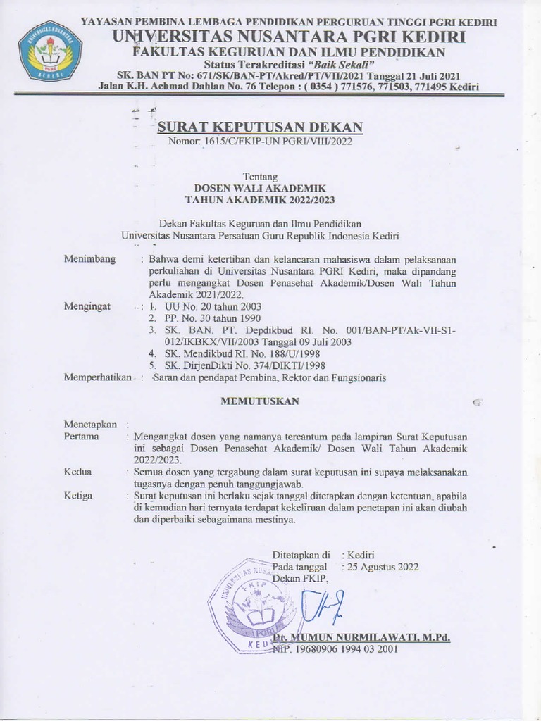 SK Dpa Pbsi 2022-2023 | PDF