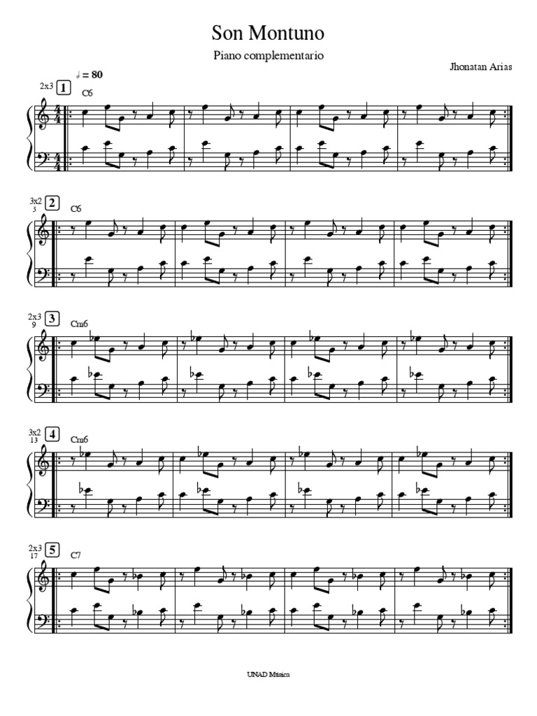 Anexo 8 - Son Montuno | PDF | Cuban Music