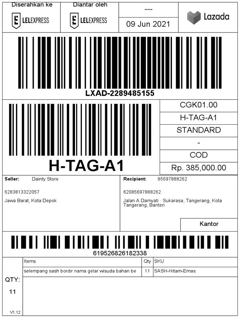 H-Tag-A1: Lxad-2289485155 | PDF