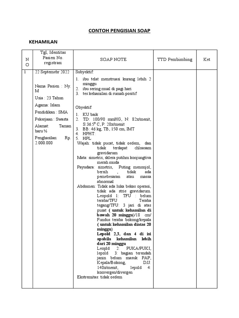 Contoh Pengisian Soap | PDF