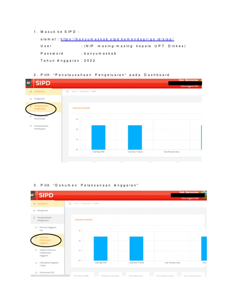 Tutorial Cetak Dpa Upt Dinkes 2022 | PDF