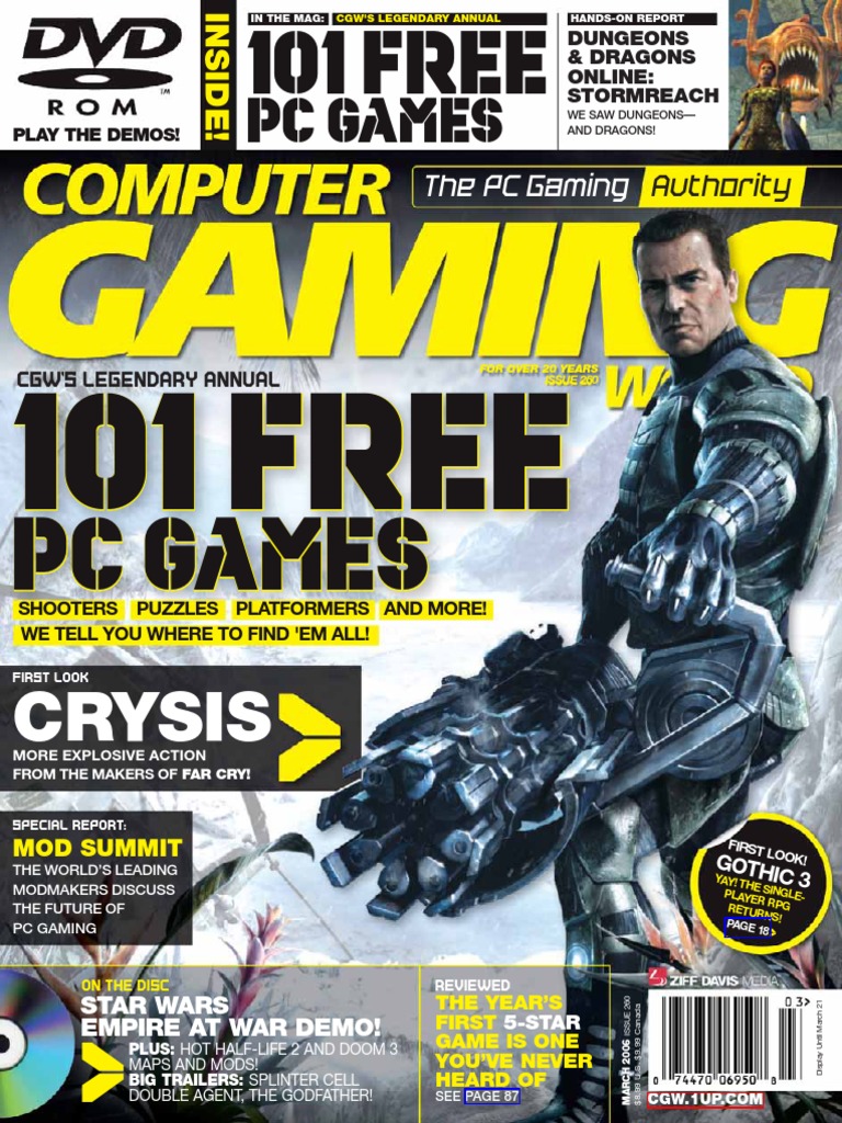 Computer Gaming World - Mar 2006 | PDF | Intel | Unrest