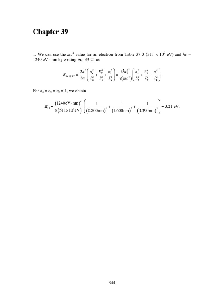 ISV SM Ch39 | PDF | Atoms | Electronvolt