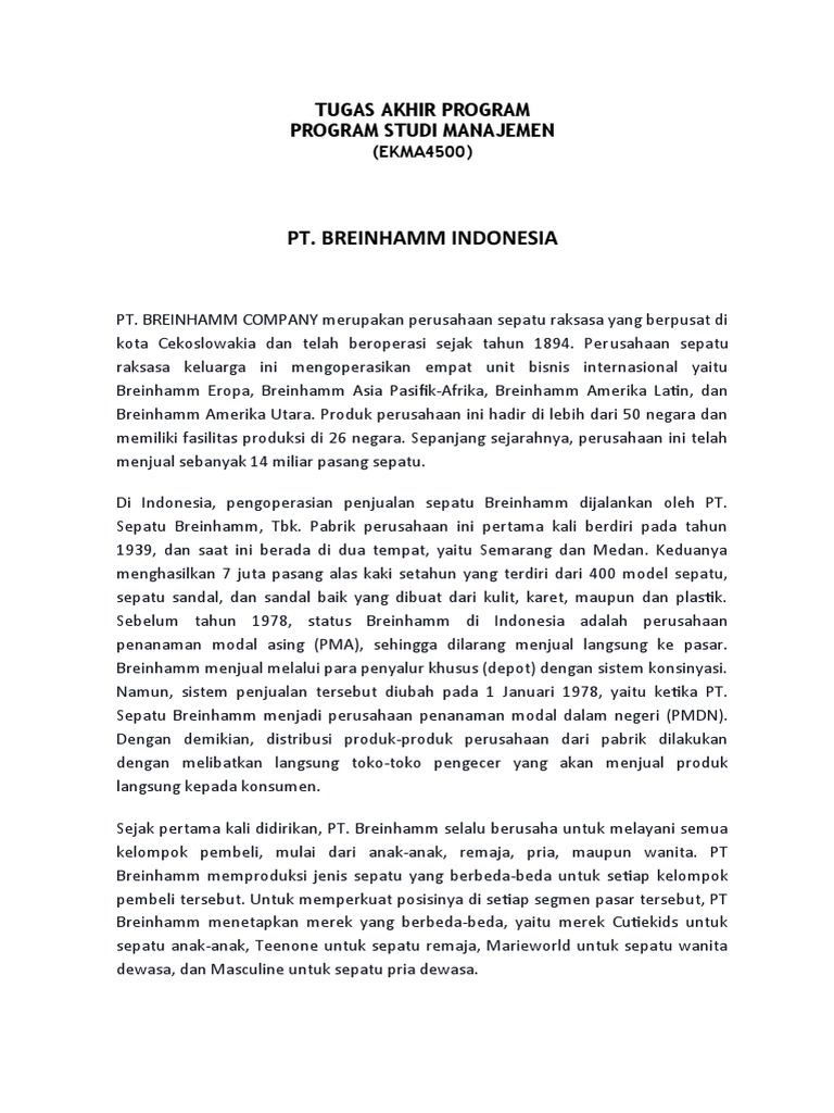 Diskusi 7 TAP Beinhamm Pemasaran Operasi | PDF