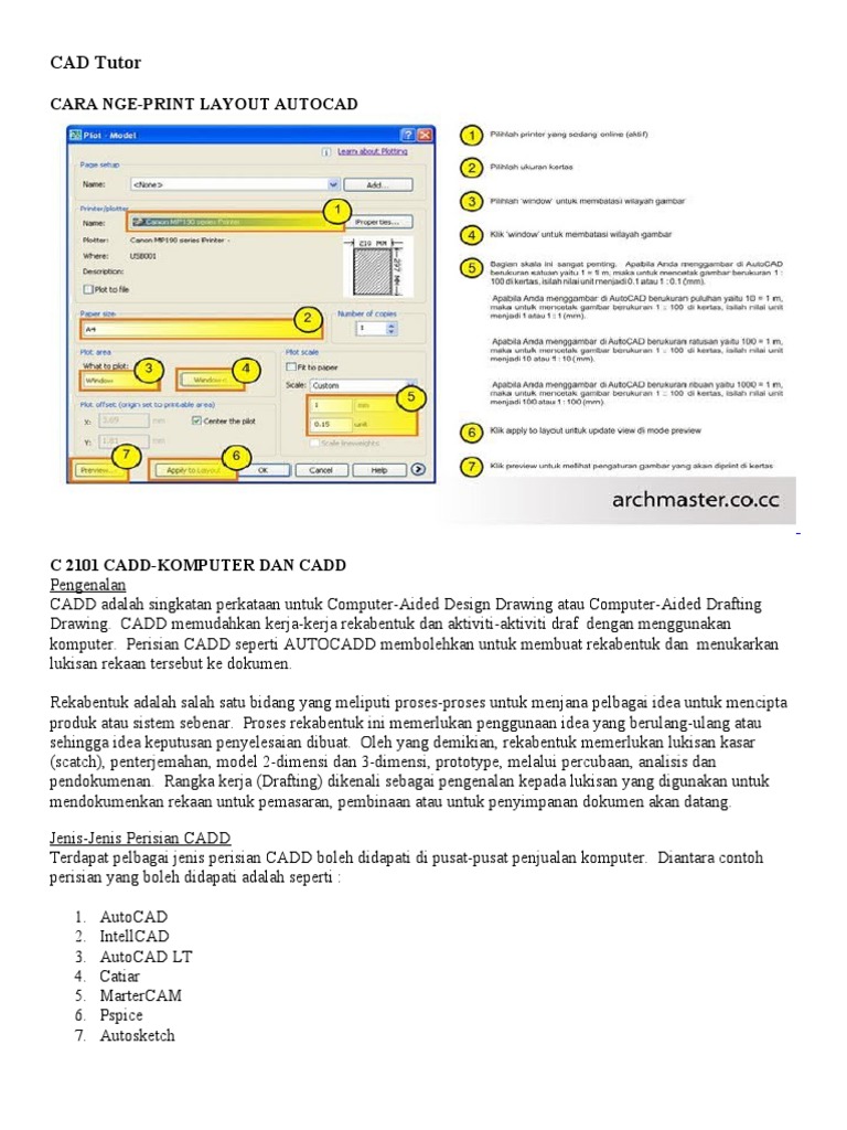CAD Tutorial | PDF