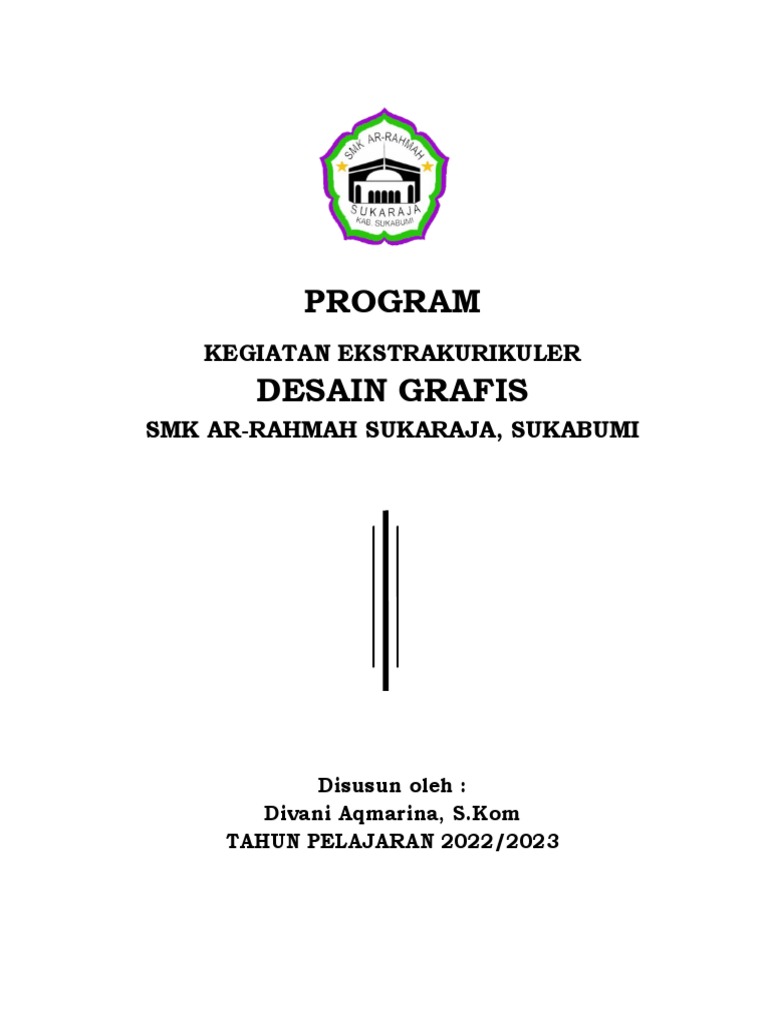 Program Ekstrakurikuler Desain Grafis | PDF