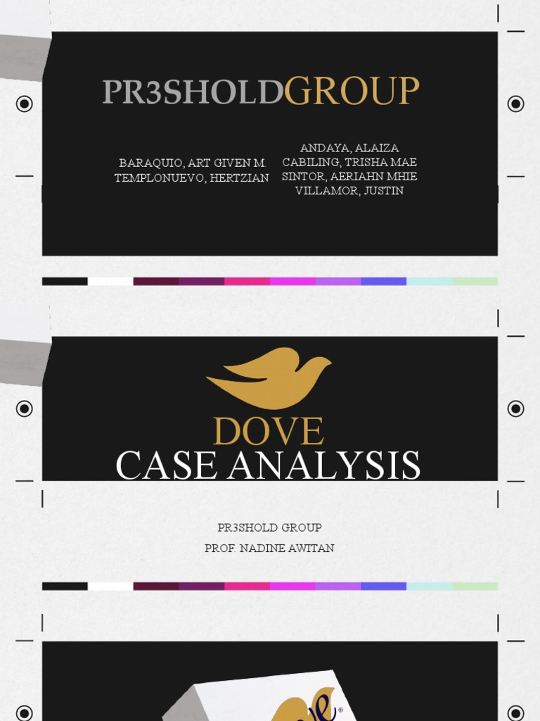 1final DOVE PPT Case Study by Pr3shold. Artb | PDF | Pricing | Unilever