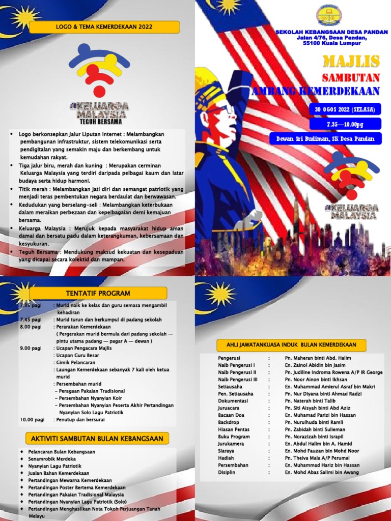 Buku Program Program Ambang Merdeka 2022 28hb AJK INDUK | PDF