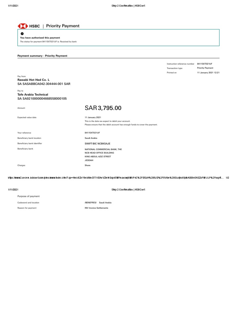 Tafe AP 3795 T | PDF | Payments | Services (Economics)