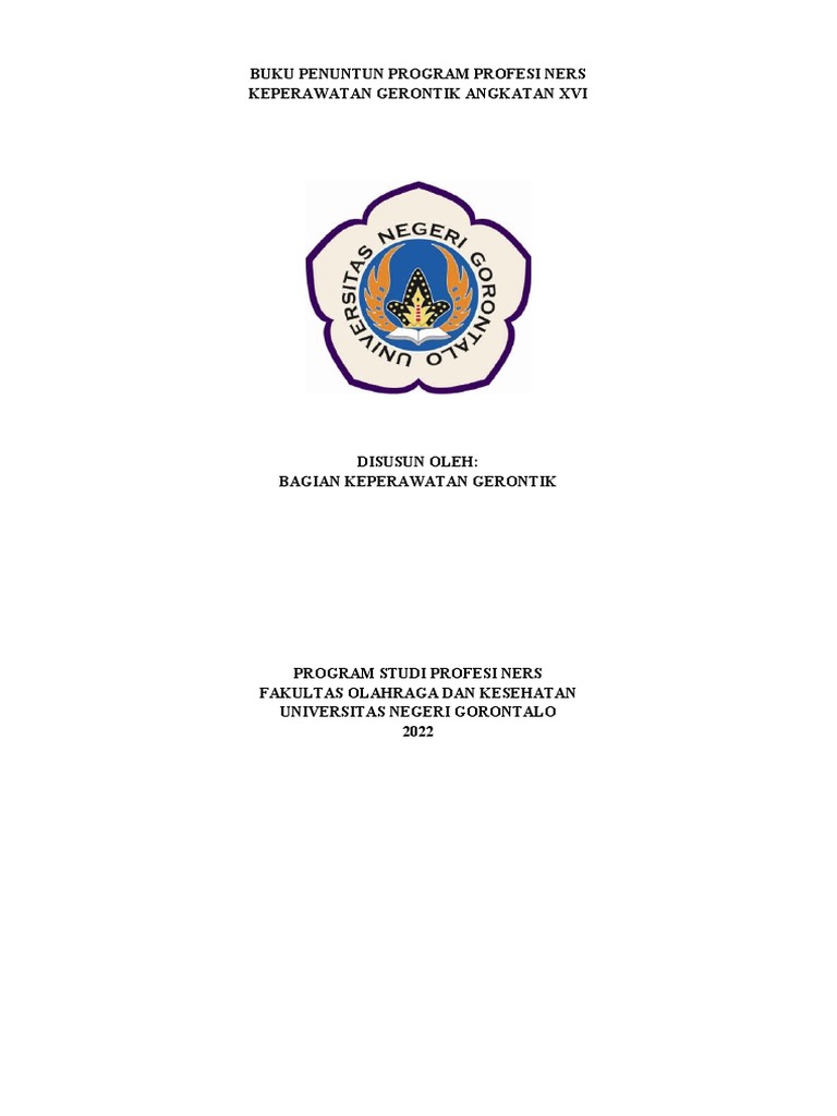 Panduan Gerontik Ners 2022 Angkatan 16 | PDF | Sains & Matematika