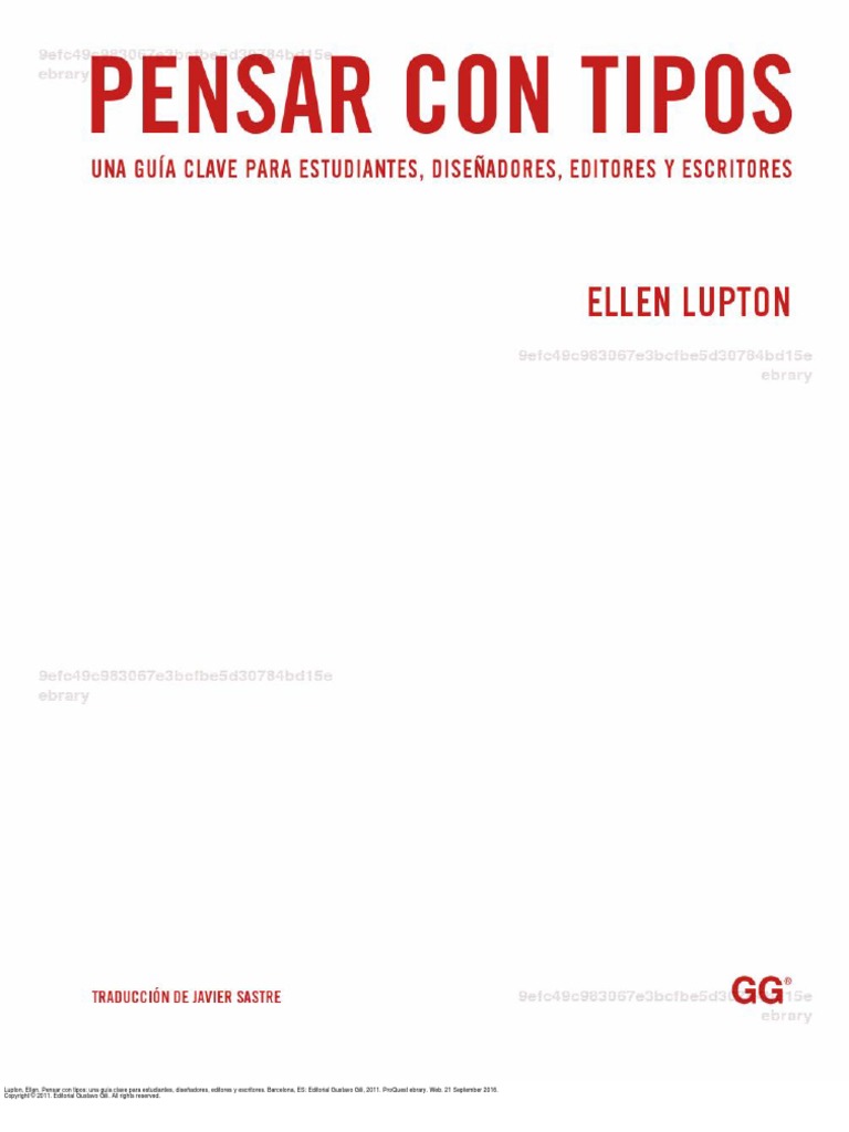 Pensar Con Tipos E.lupton Párrafos | PDF