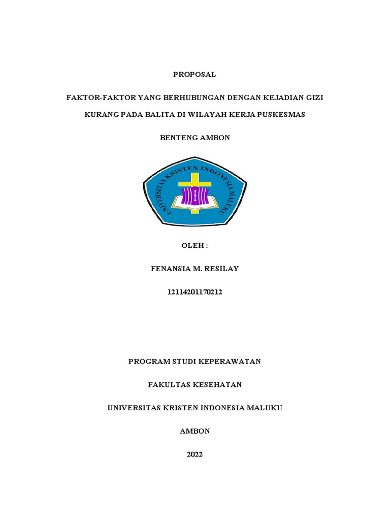 Ferra Proposal BAB 123 | PDF | Kesehatan Holistik