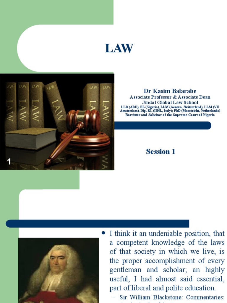 Law 1 KS | PDF | Jurisprudence | International Law