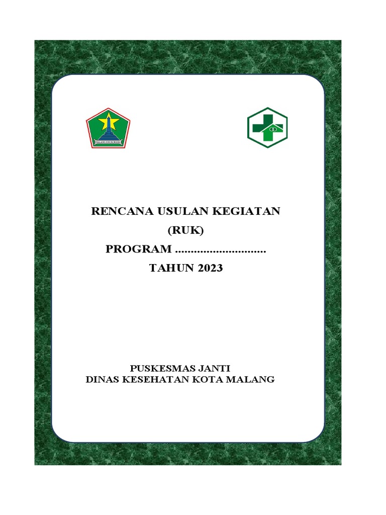 Template RUK - Revisi | PDF