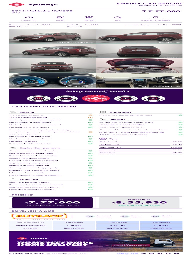 Shareable Report Lead - 6212123 | PDF | Private Transport | Motor Vehicle