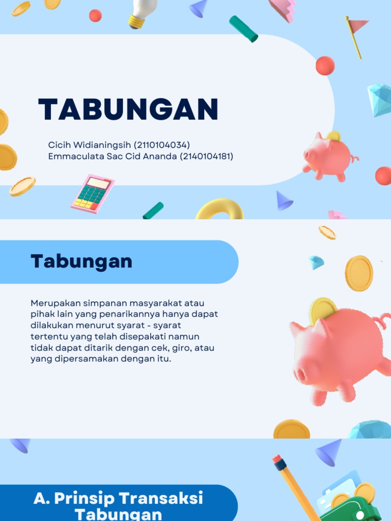 TABUNGAN DAN PENERAPANNYA | PDF