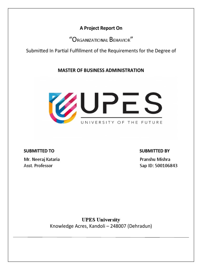 Assignment 5 - Ob | PDF | Employment