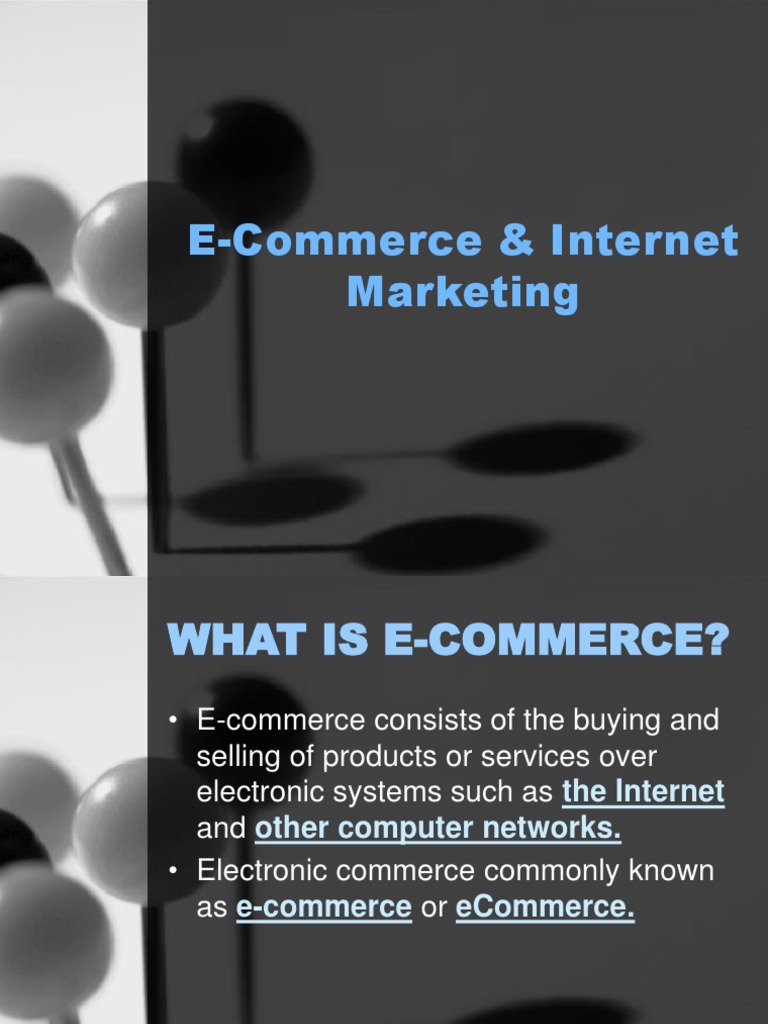 E-Commerce Value Chain Overview | PDF | E Commerce | Value Chain