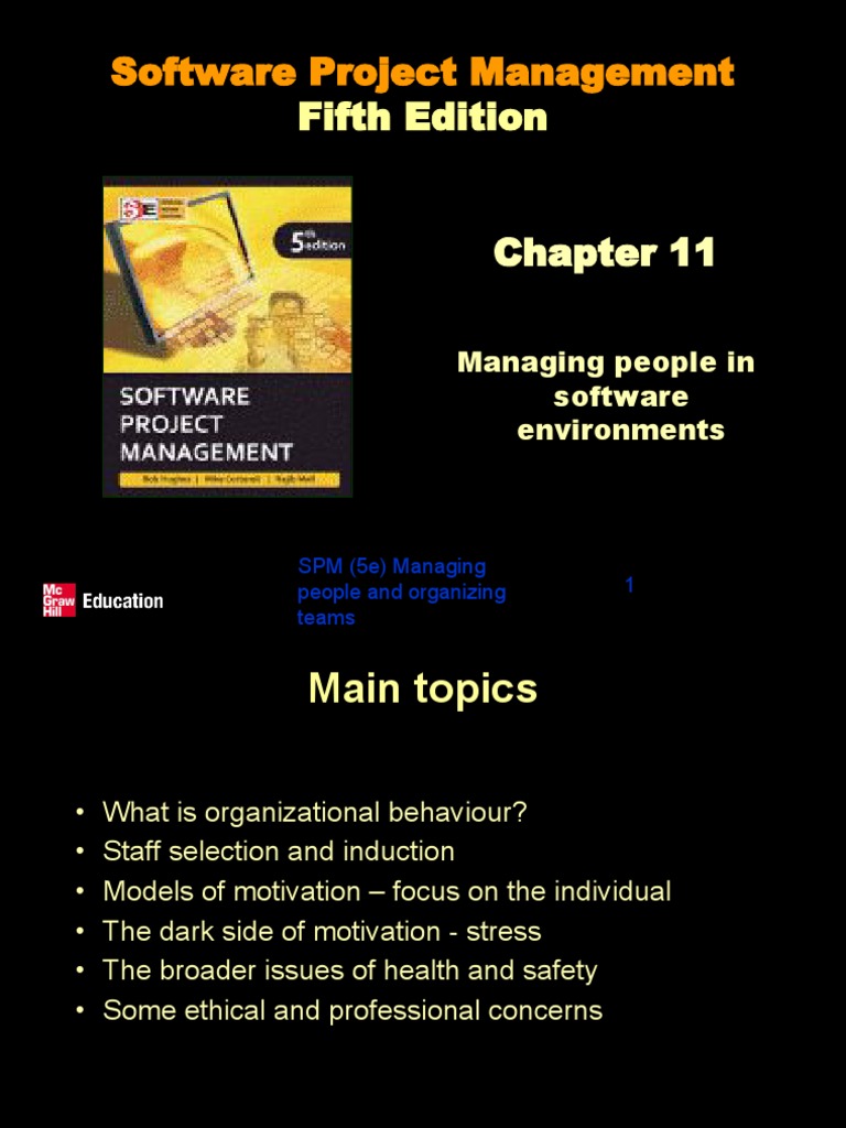 Managing People in Software Environment | PDF | Motivational | Motivation