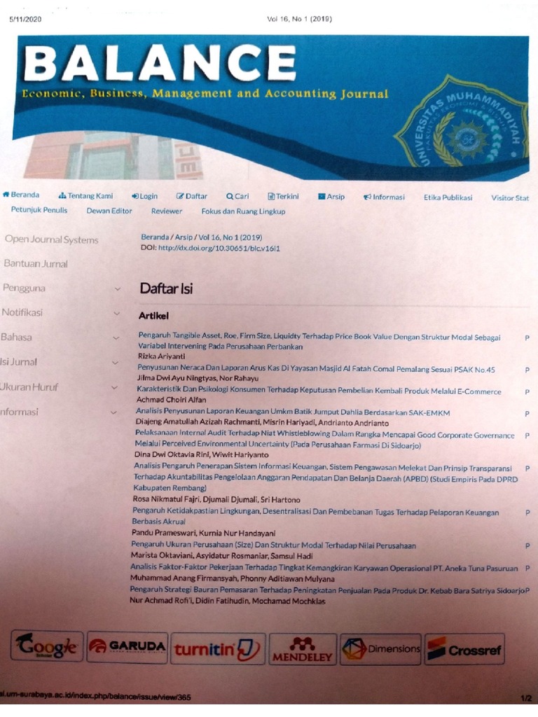 Jurnal Sak Emkm (Fix) | PDF | Financial Statement | Financial Accounting