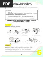 Filipino Physical Activity Pyramid Guide | PDF | Wellness
