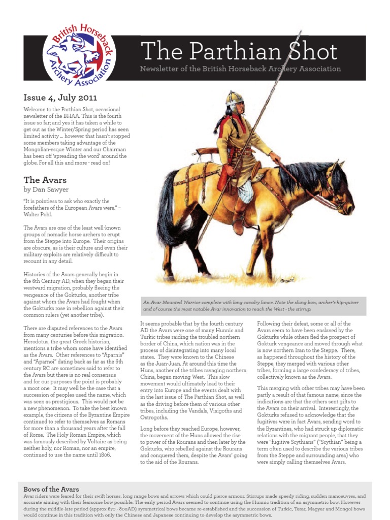 Parthian Shot Issue 4 - 13.07.11 | PDF | Arrow | Saddle